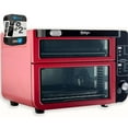 Restored Ninja DCT401QCM 12-in-1 Double Oven with FlexDoor Cinnamon Bundle with 2 YR CPS ...