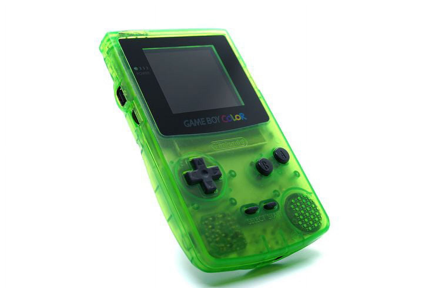 Restored Nintendo Game Boy Color Console Transparent Green (Refurbished ...
