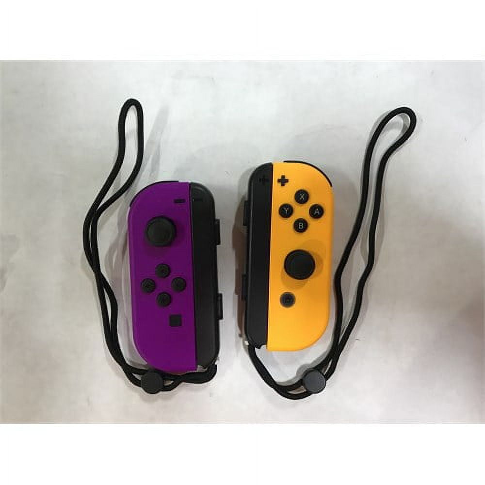 Restored Nintendo Neon Purple/ Neon Orange Joy-Con (L-R) - Switch ...