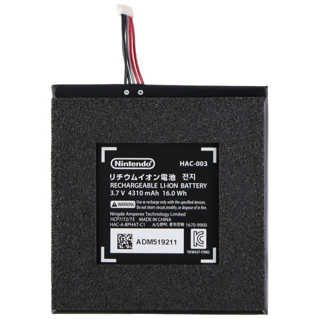 Nintendo OEM Replacement Switch Console Battery 3.7V (4,310mAh) HAC-003 ...