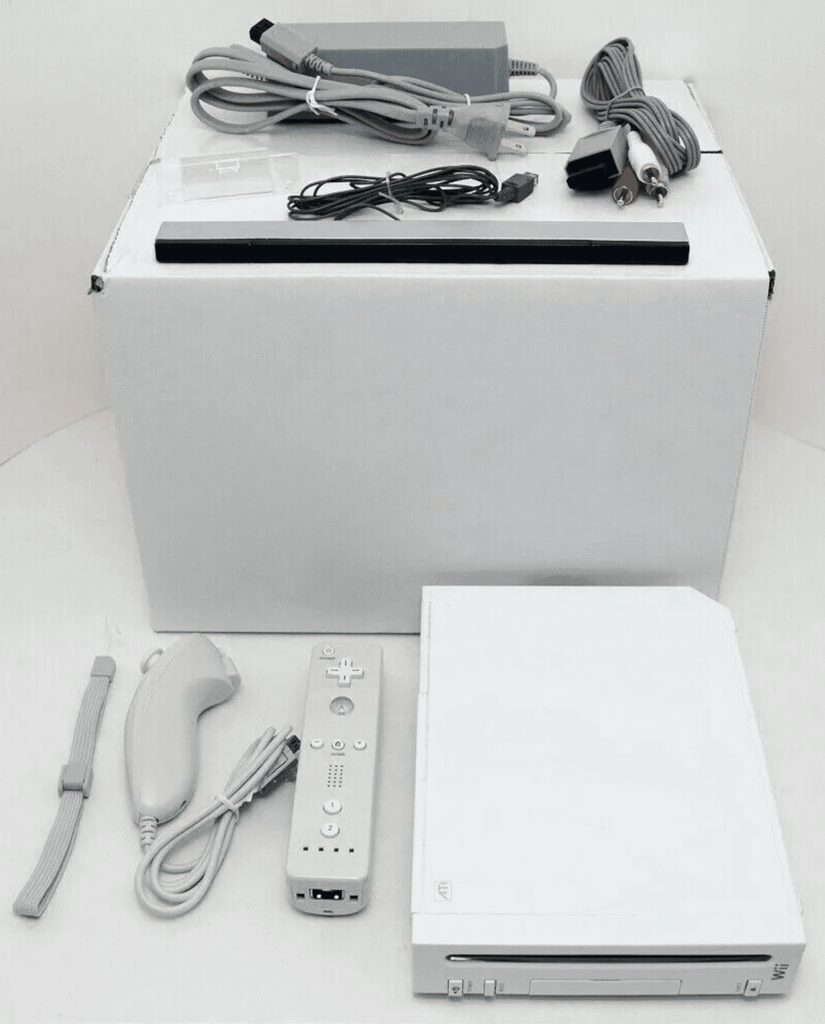 Restored Nintendo Wii System + NEW CONTROLLER Bundle GameCube Port ...