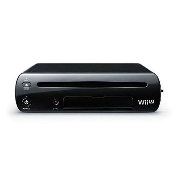 Restored Nintendo Wii U Console Replacement Black (Refurbished ...