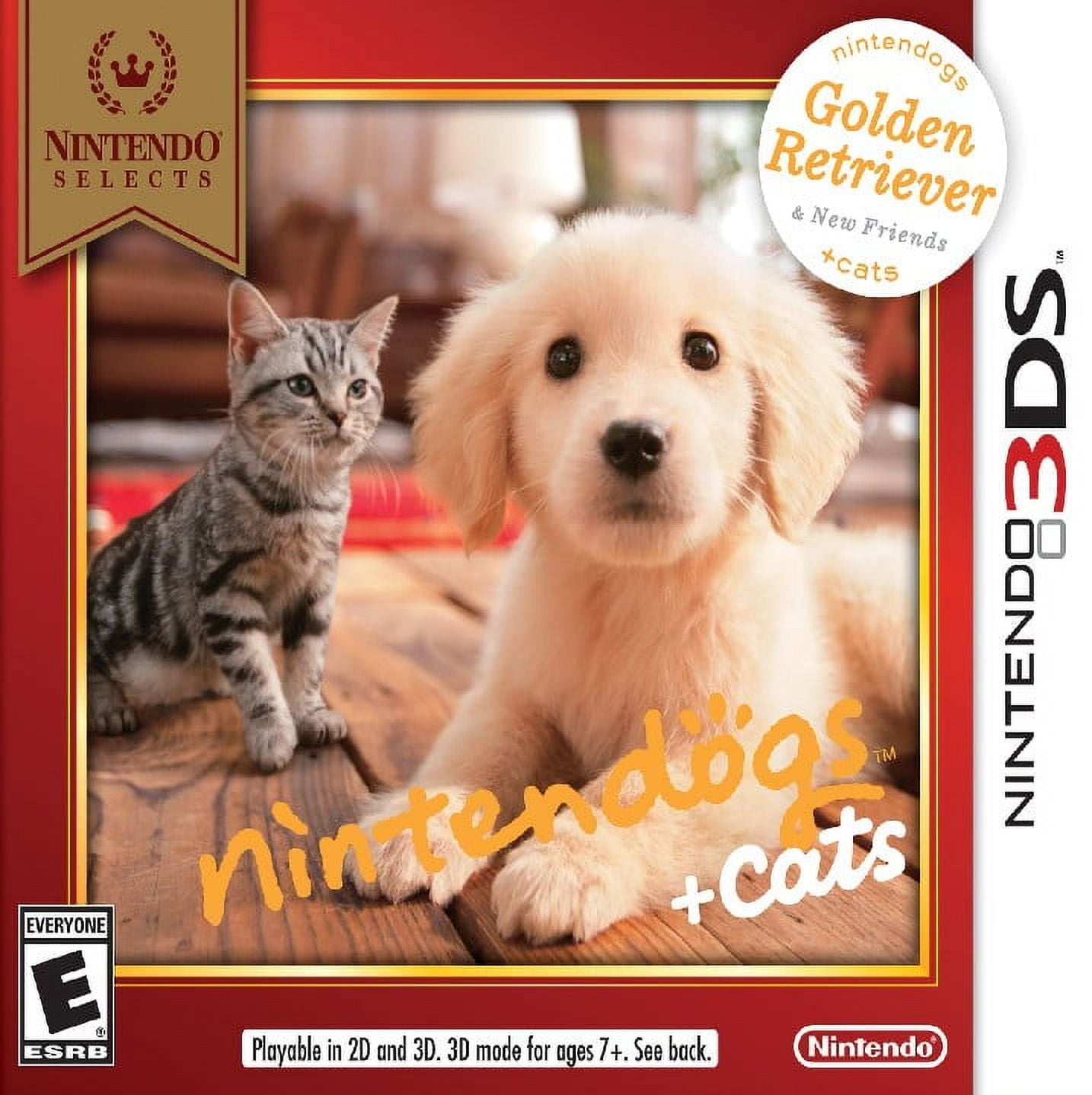 Restored Nintendogs + Cats: Golden Retriever & New Friends 3DS ...