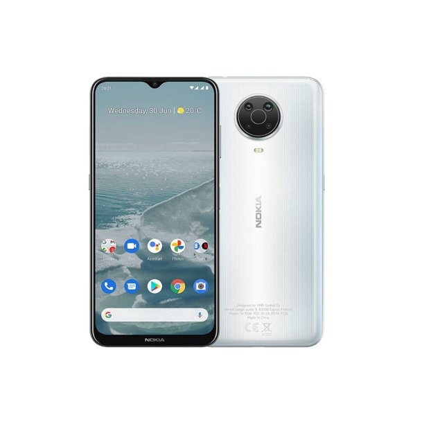 Restored Nokia TA-1343 G20 128GB Unlocked Smartphone, Glacier (Refurbished) - Walmart Business ...