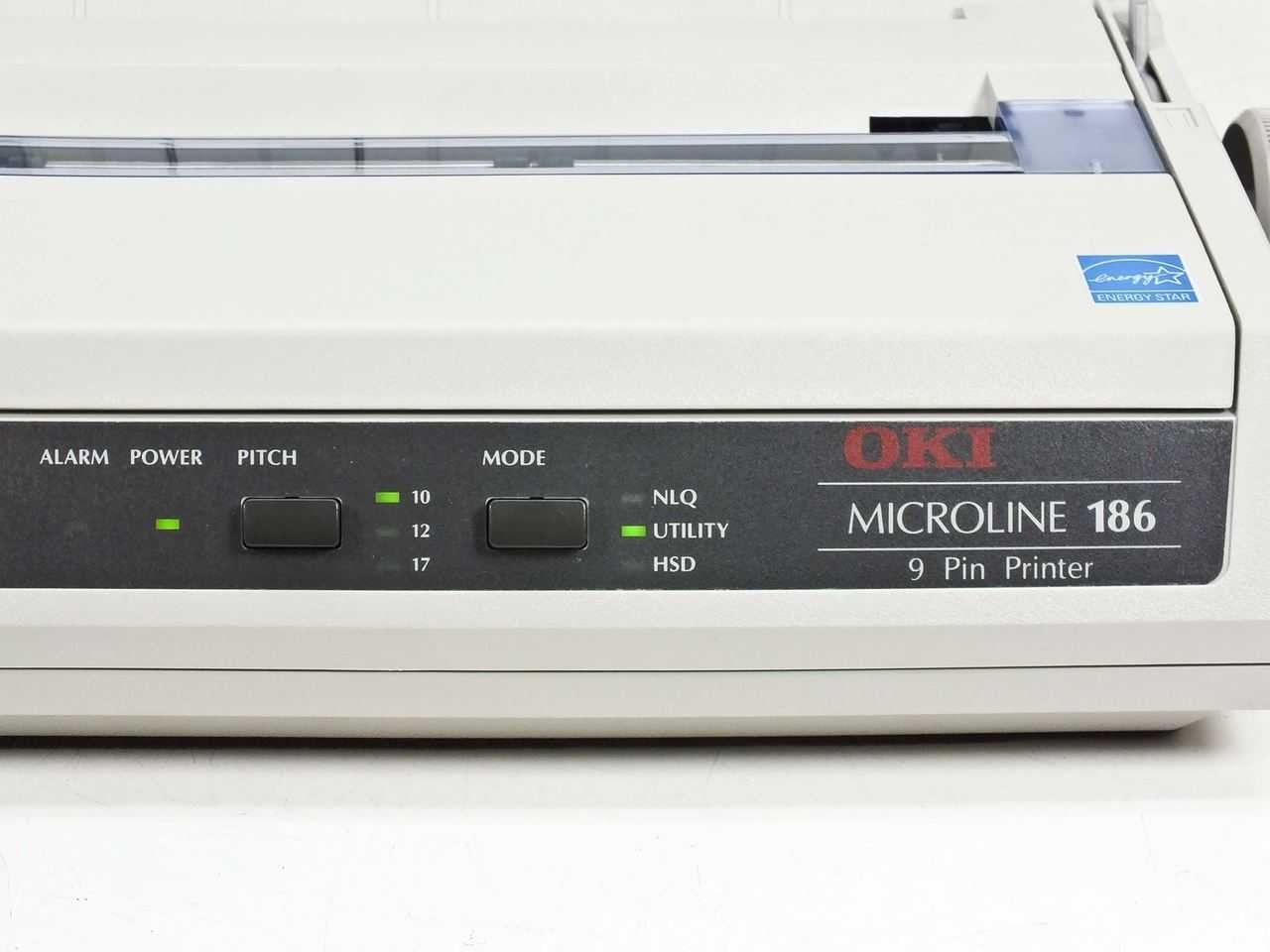 OKI Microline 186 Plus 9-Pin Dot Matrix Printer High-Speed Impact ...