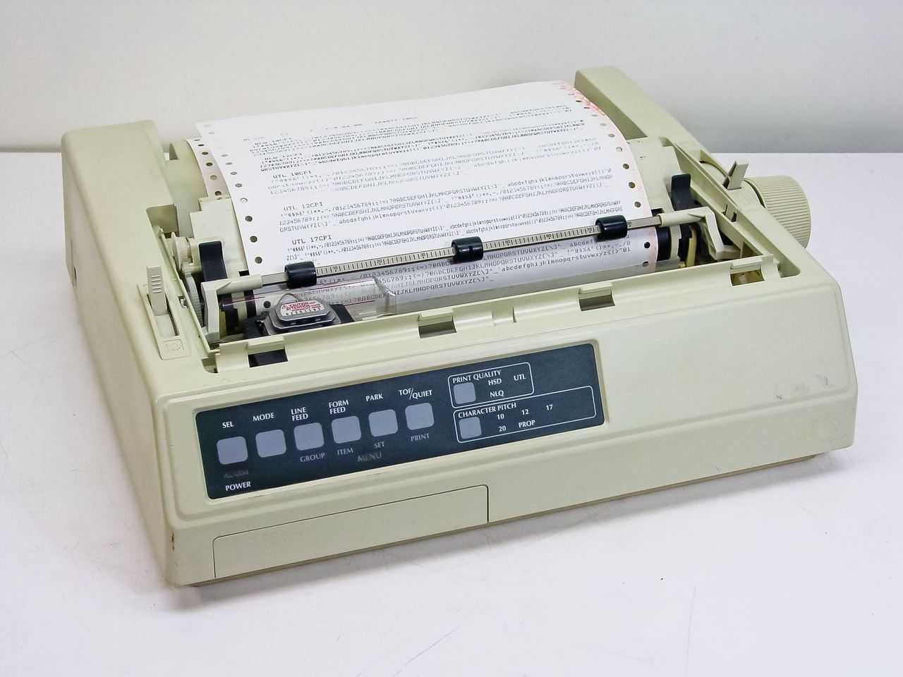 OKI Microline 320 9-Pin Dot Matrix Printer High-Speed Impact Form ...
