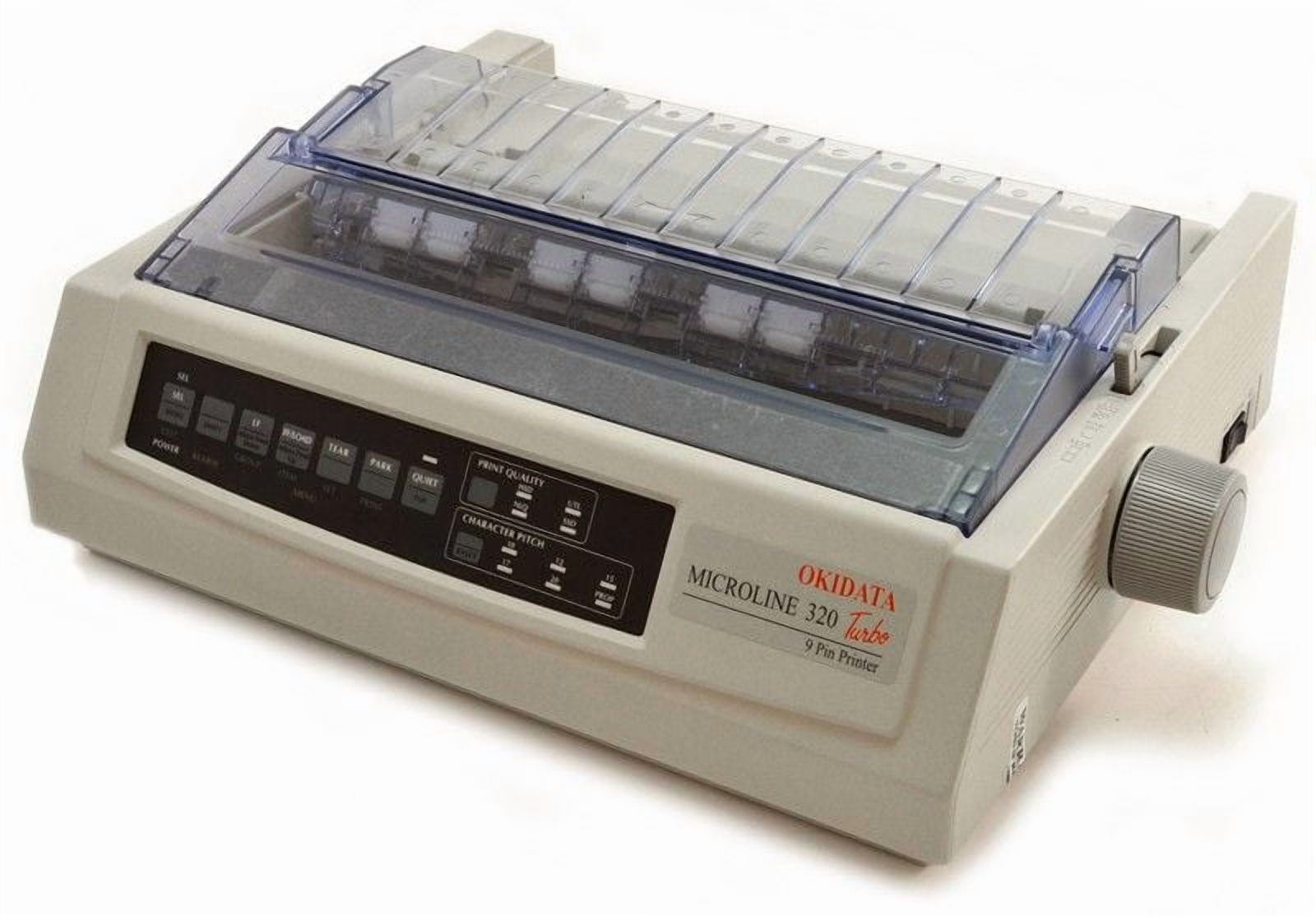OKI Microline 320 Turbo 9-Pin Dot Matrix Printer High-Speed Impact Form ...