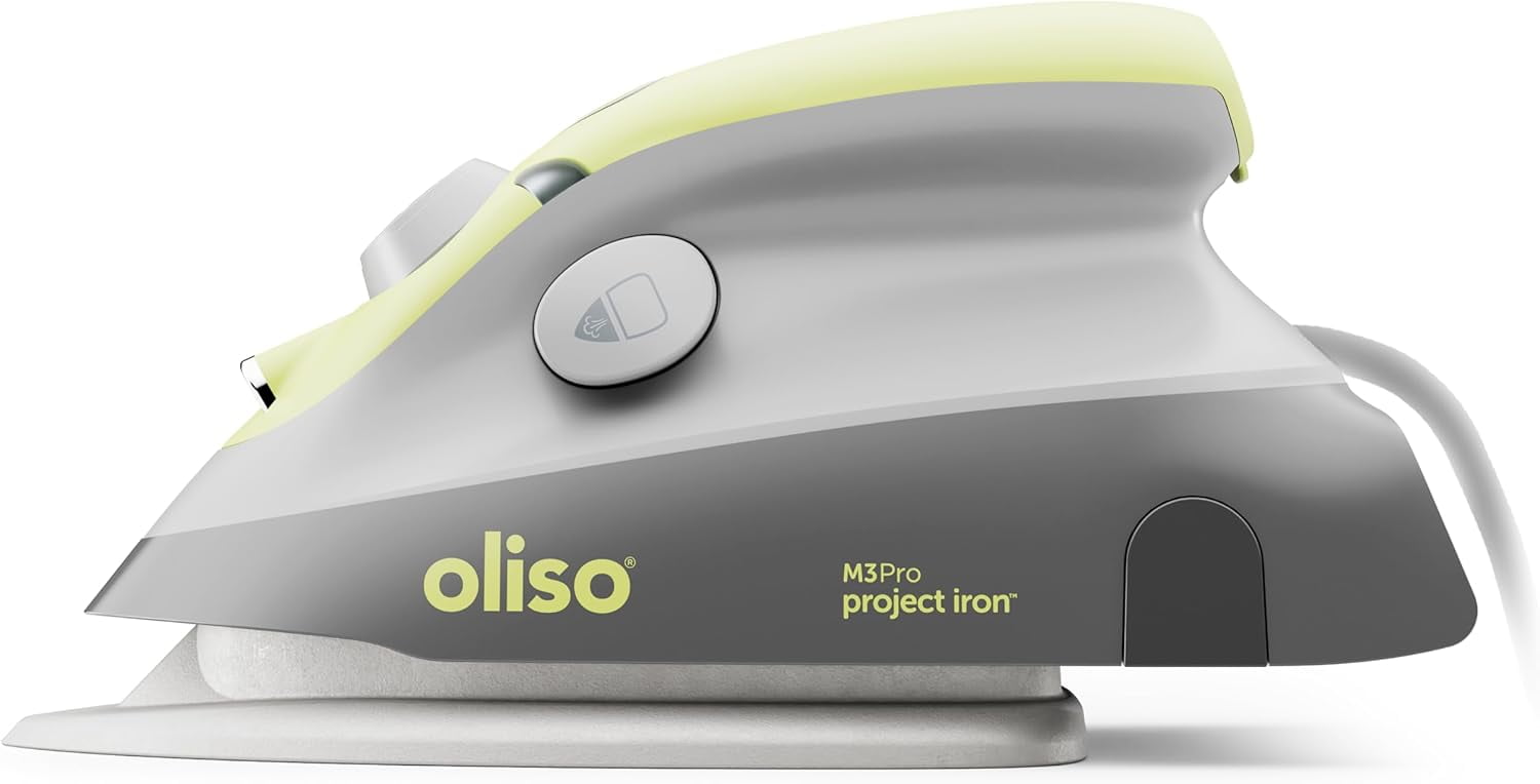 oliso M3Pro Project Steam Iron with Solemate - for Sewing, Quilting ...