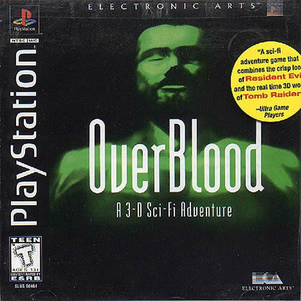 Restored OverBlood (Playstation 1, 1996) PS1 Horror Game (Refurbished ...
