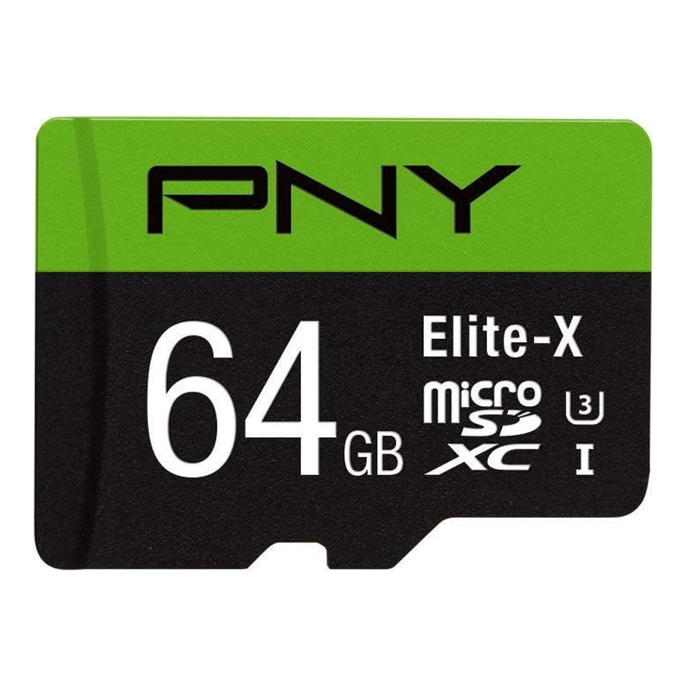 Restored PNY P-SDU64U390EX-GE Elite-X microSDXC Card with Adapter - UHS ...