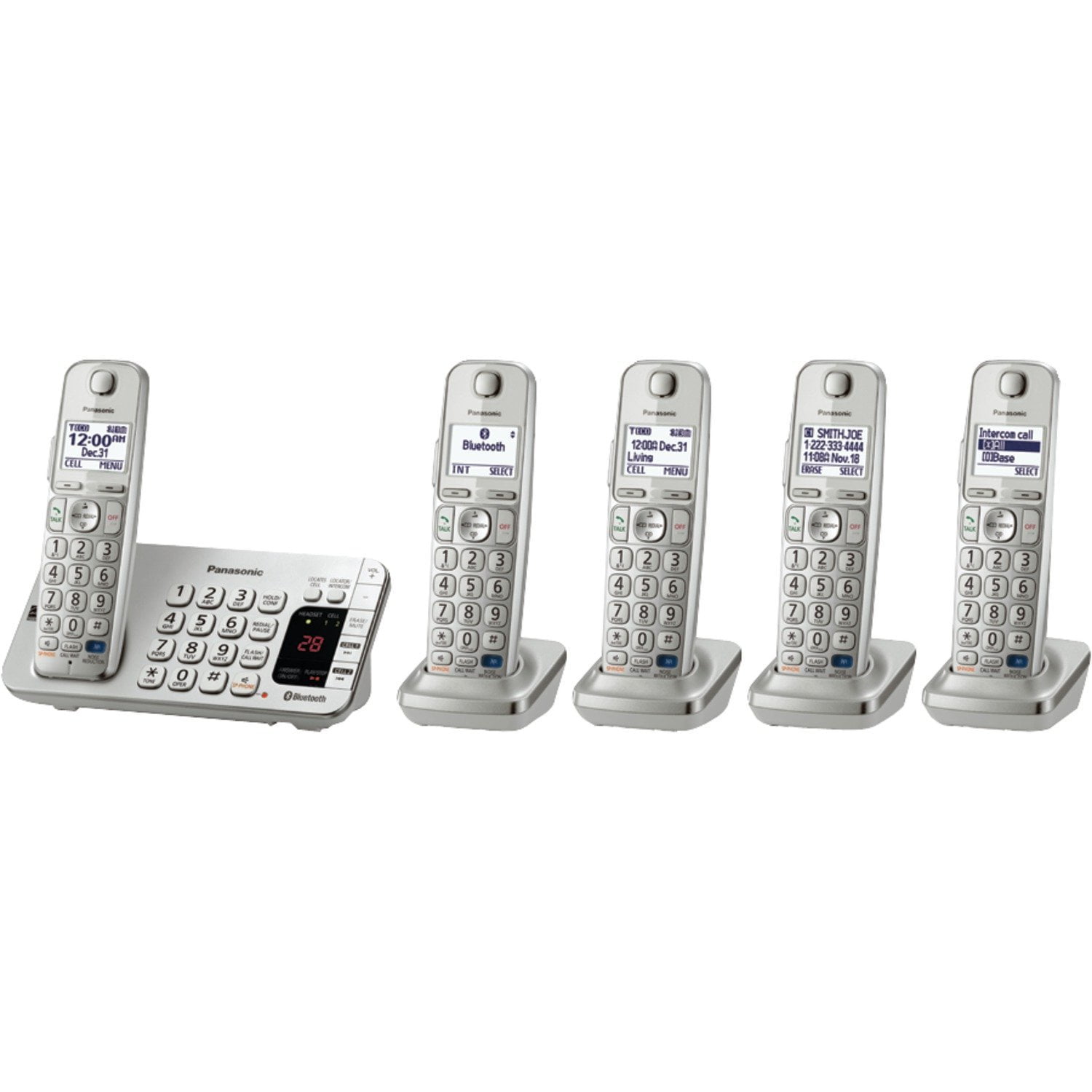 Restored Panasonic KX-TGE275S Link2Cell Bluetooth Enabled Phone with ...