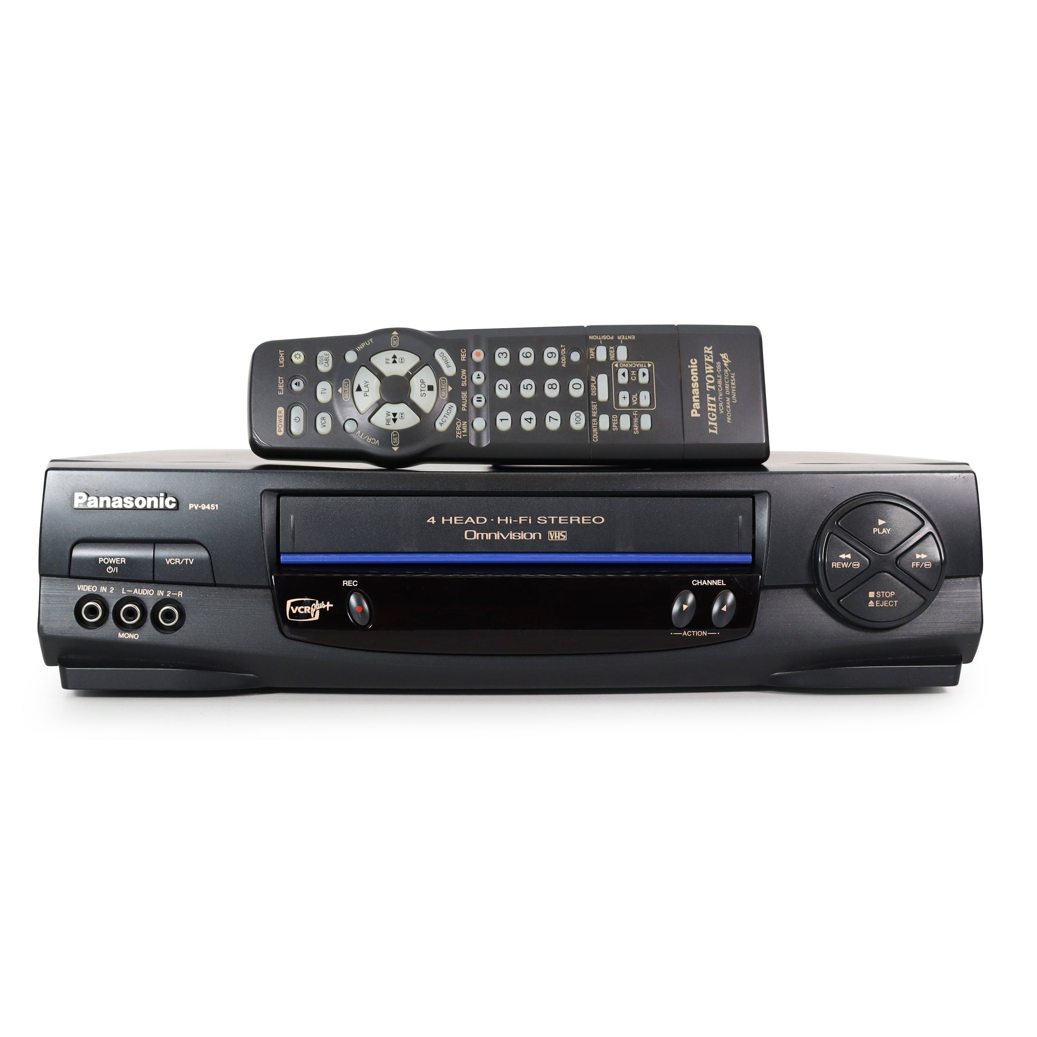 Restored Panasonic PV-9451 Hi-Fi VCR with VCR Plus+ - w/ Original ...