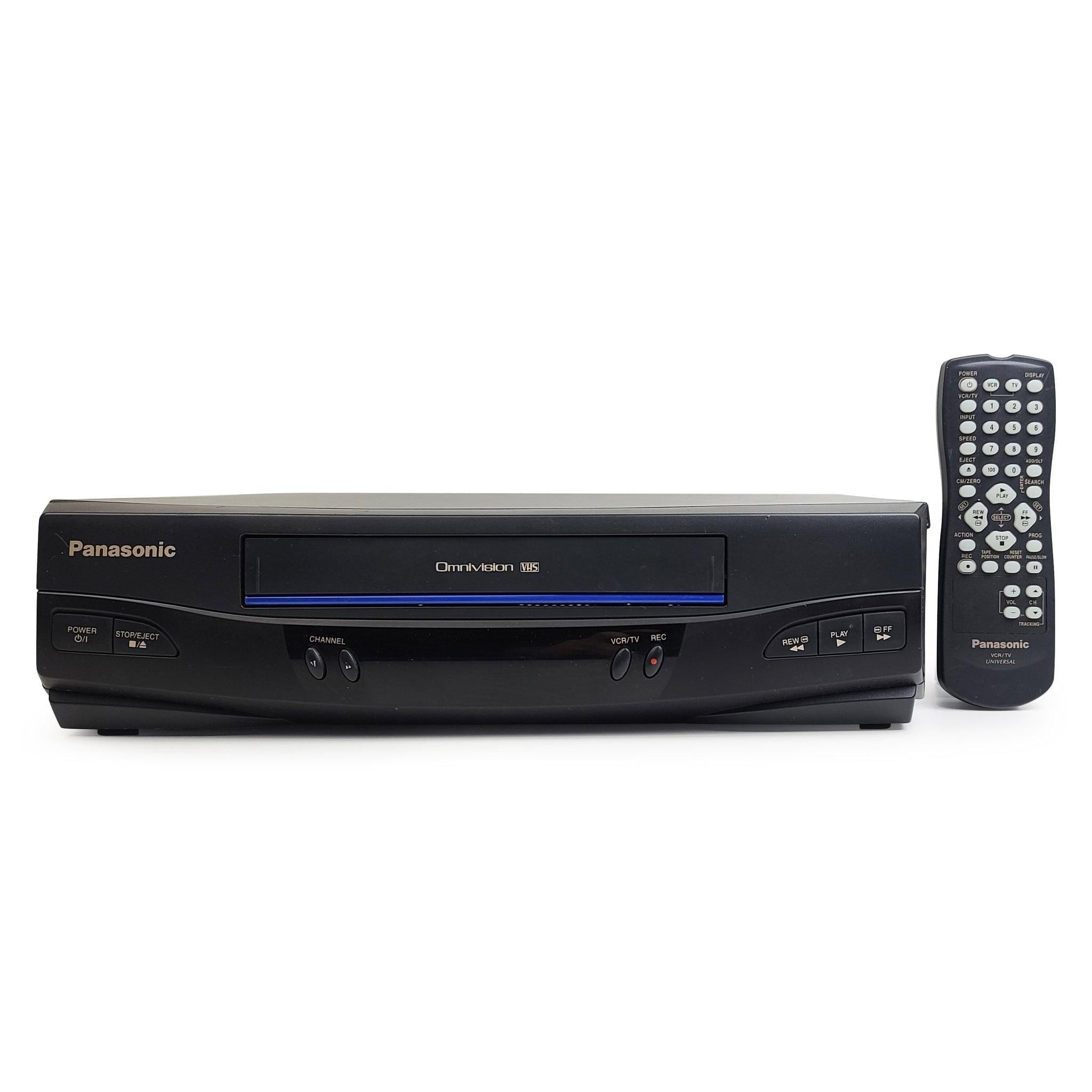 Restored Panasonic PVQ-V201 Omnivision VCR Player w/ Original Remote ...