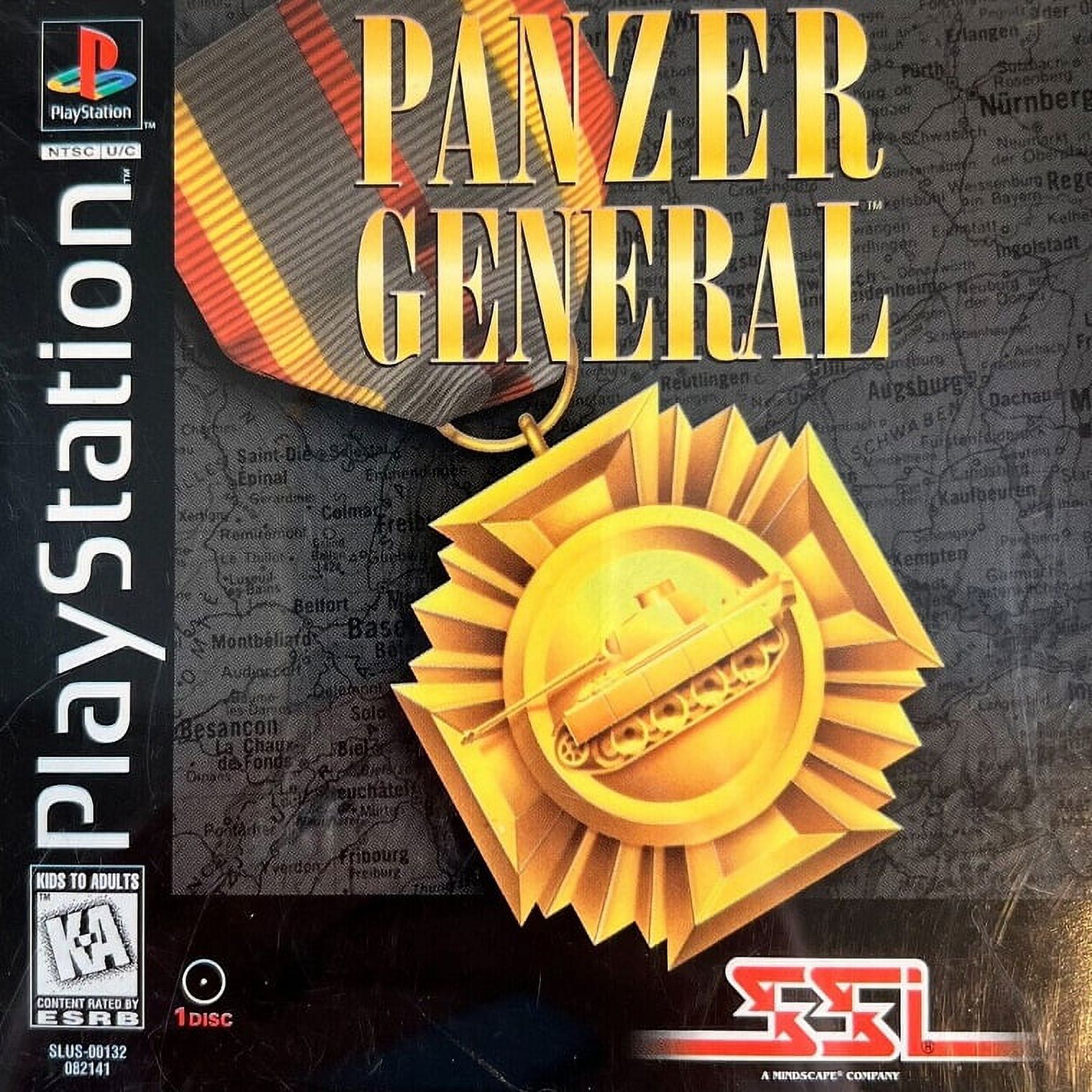 Restored Panzer General (Sony PlayStation 1, 1996) War Game ...