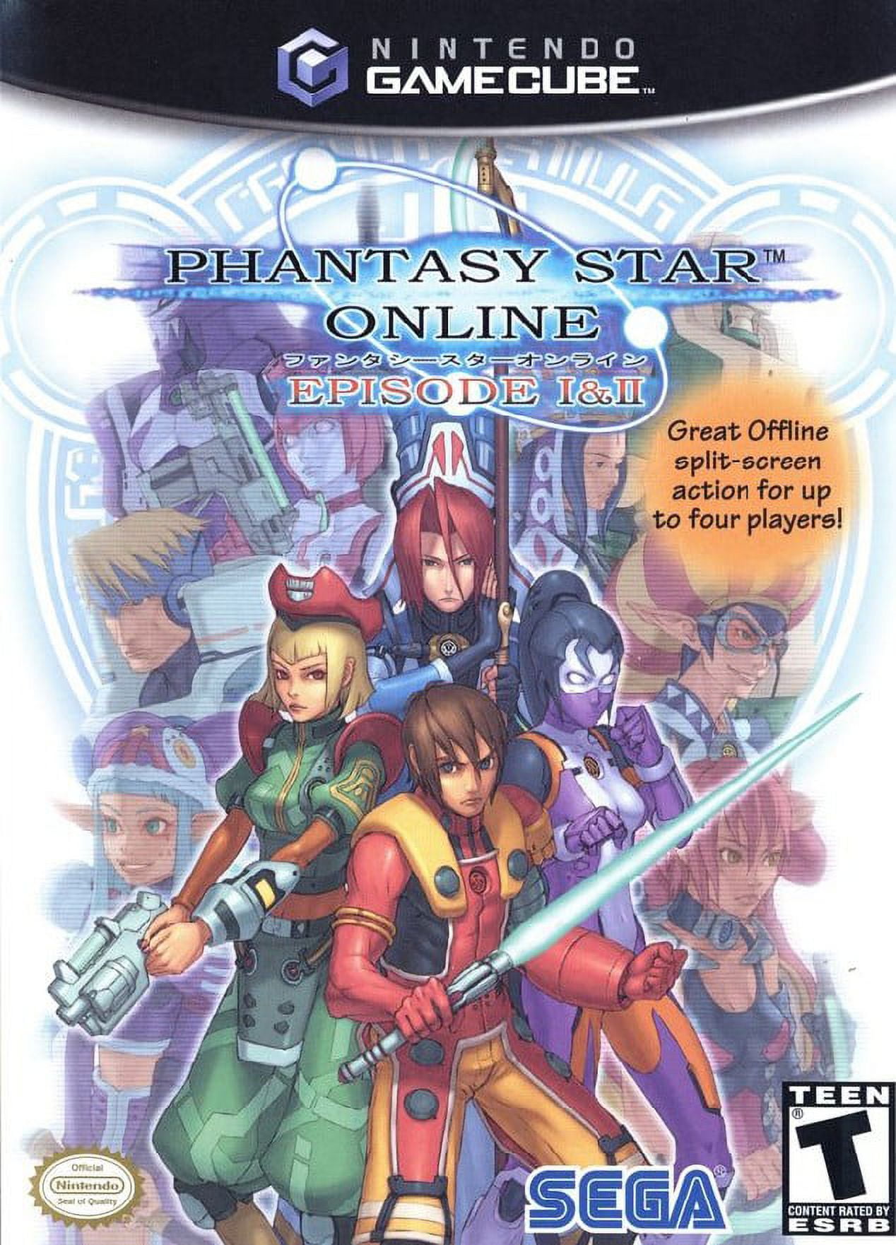 Restored Phantasy Star Online Episode I & II (Nintendo GameCube, 2002 ...