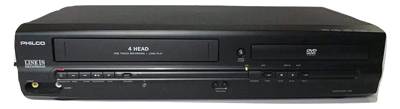 Restored Philco DVD3315V DVD/VCR Combo Player w/ Original Remote, Manual, A/V Cables & HDMI ...