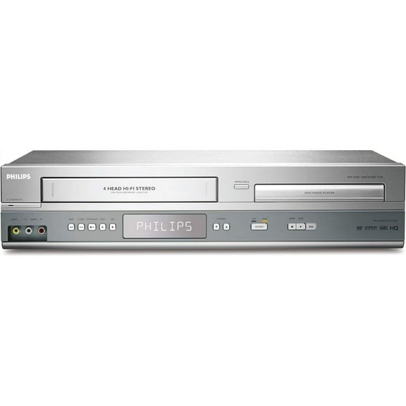 Pre-Owned Philips DVP3345V DVD/VCR Combo Player w/ Original Remote, Manual, A/V Cables, & HDMI ...