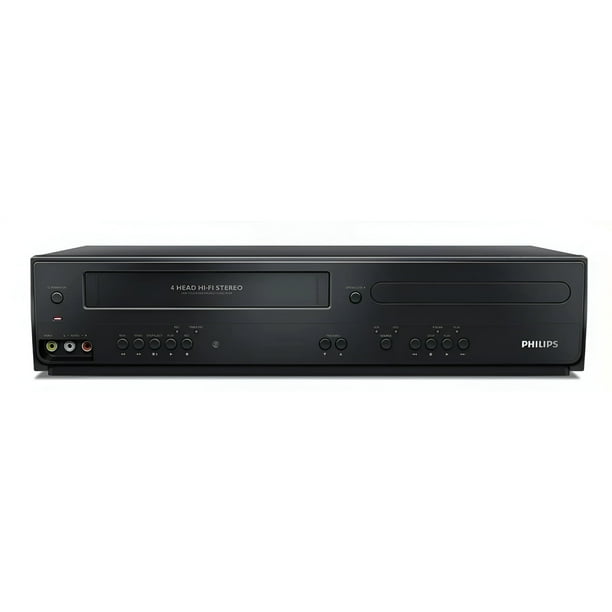Restored Philips DVP3355V DVD /VCR Combo AV, Remote, Quick Start Guide Included (Refurbished ...