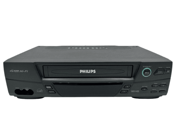 Restored Philips VR620CAT21 Hi-Fi VCR w/ Original Remote, Manual, A/V ...
