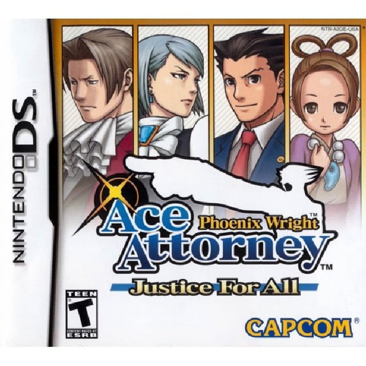 Restored Phoenix Wright: Ace Attorney: Justice For All (Nintendo DS ...