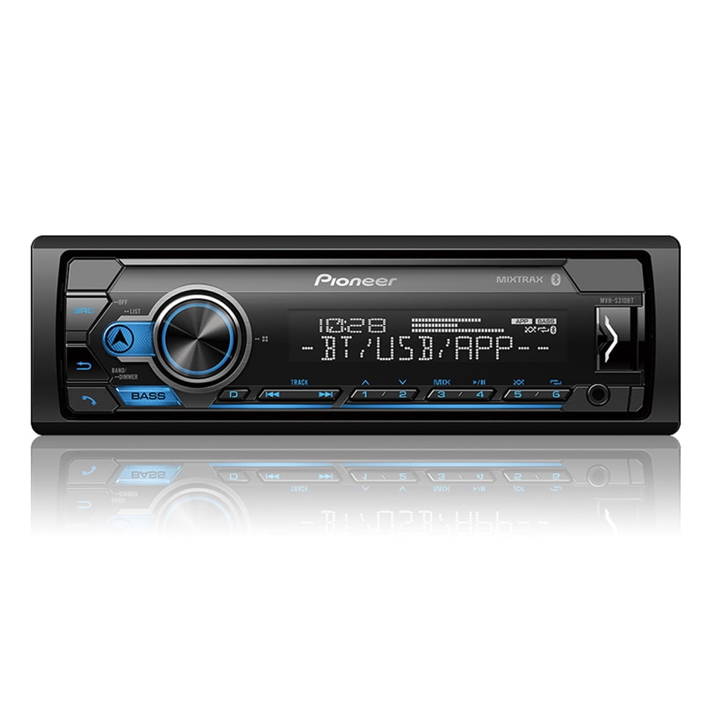Restored Pioneer MVH-S310BT Single DIN In-Dash Car Stereo Digital Media ...