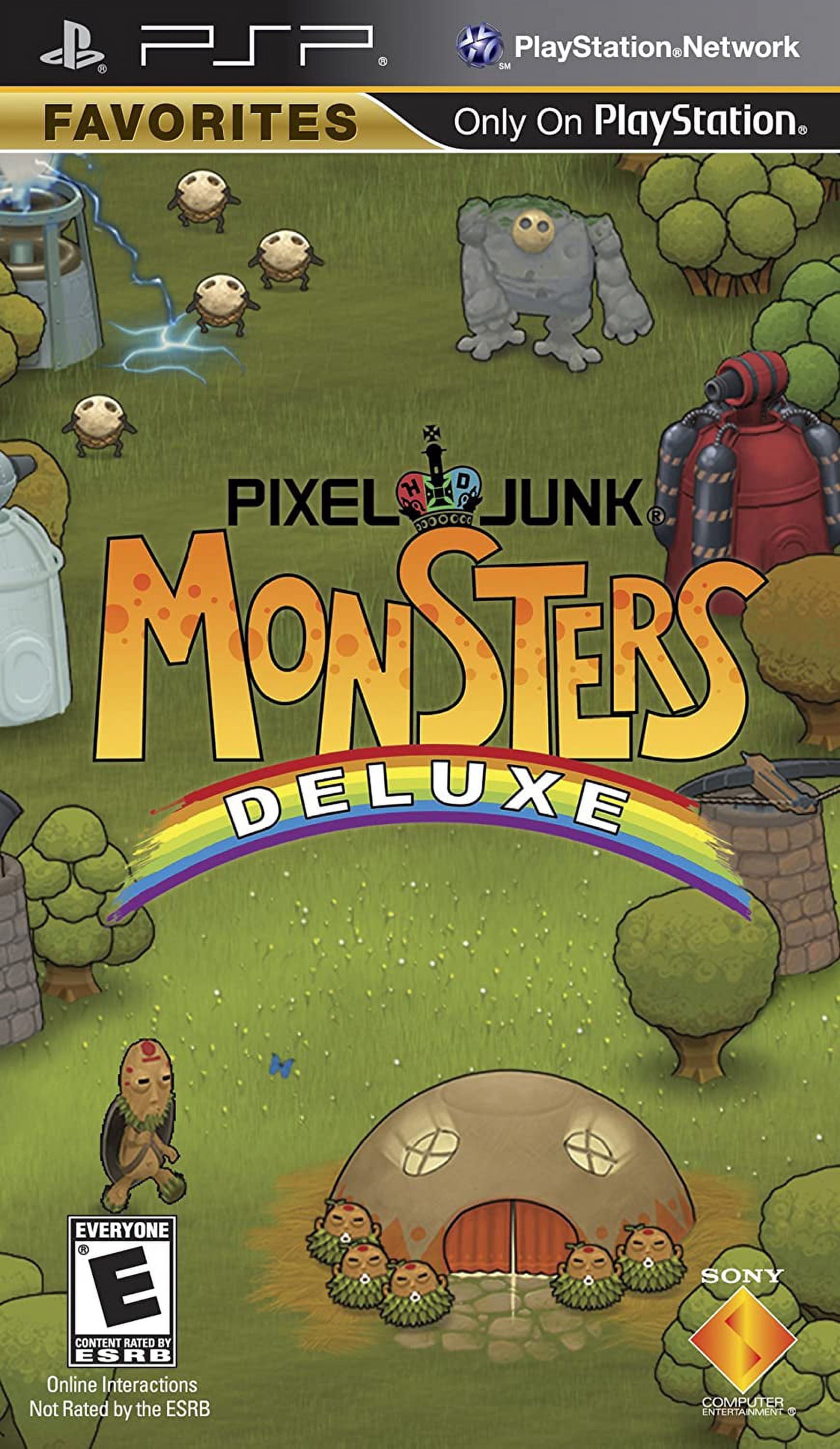 Restored Pixel Junk Monsters Deluxe for Playstation PSP (Refurbished ...
