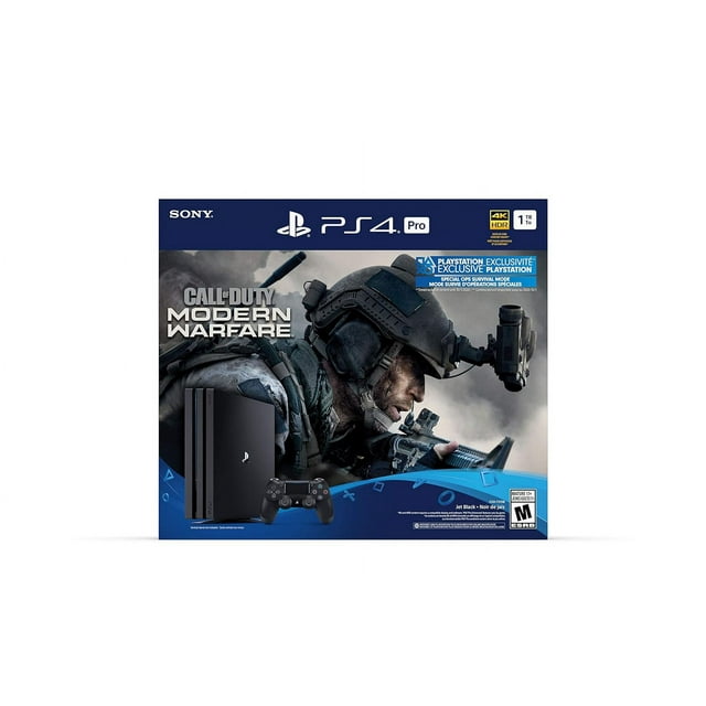 Restored PlayStation 4 Pro 1TB Console - Call of Duty: Modern Warfare ...