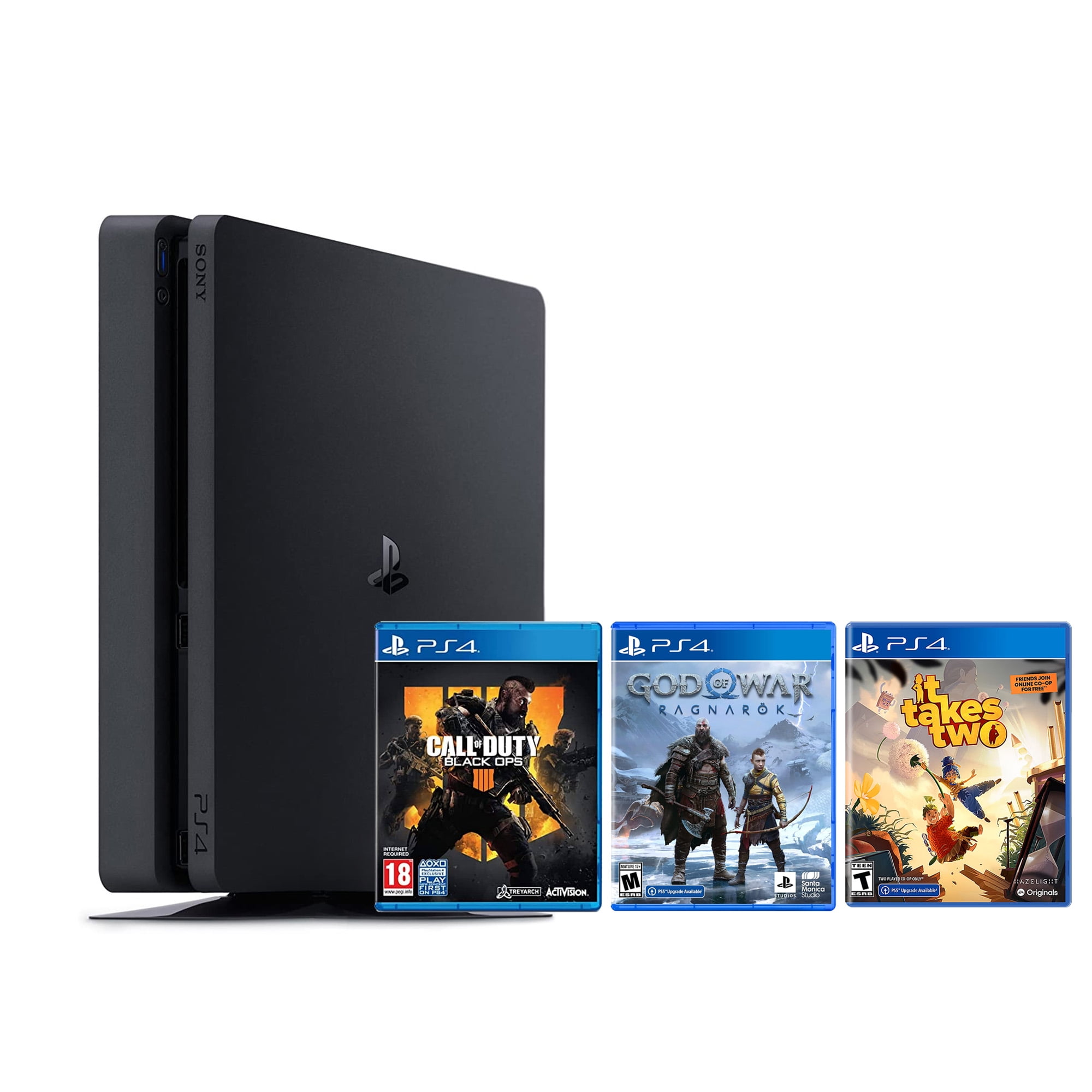 PlayStation 4 Slim 500GB Console (No Controller) with God of War ...