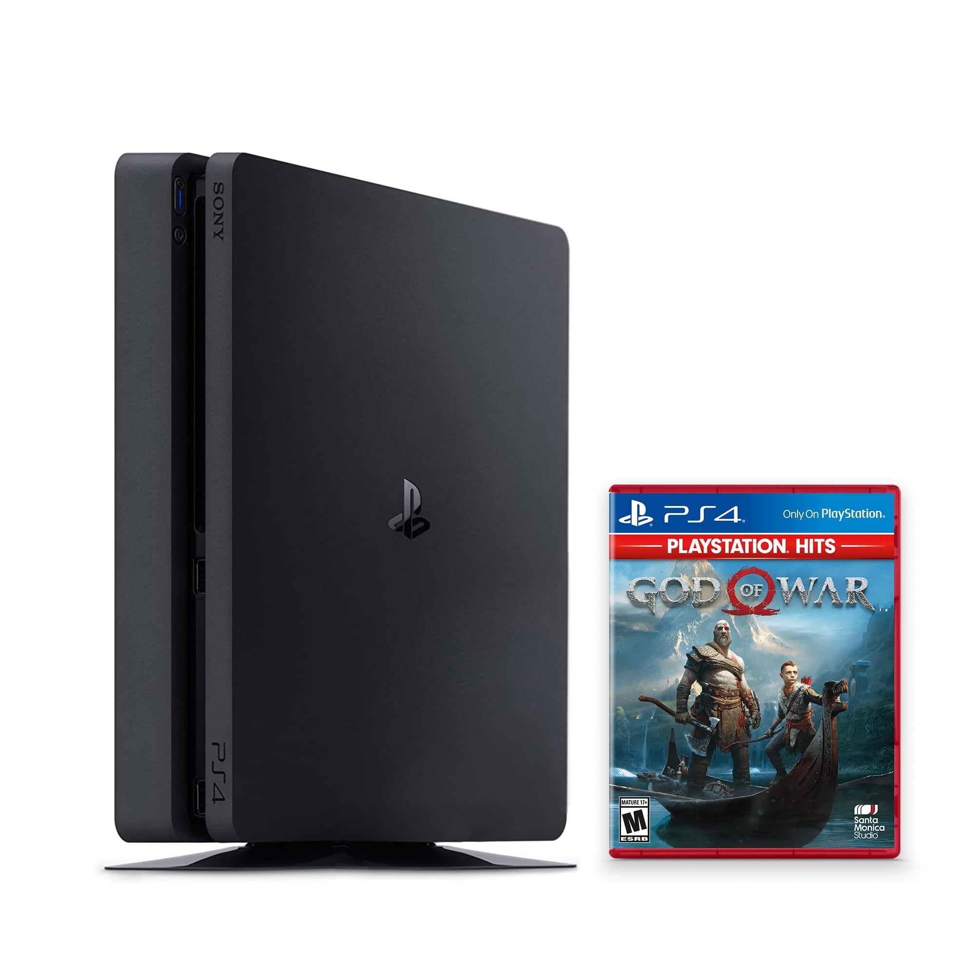 Restored PlayStation 4 Slim 500GB Console (No Controller) with God Of ...
