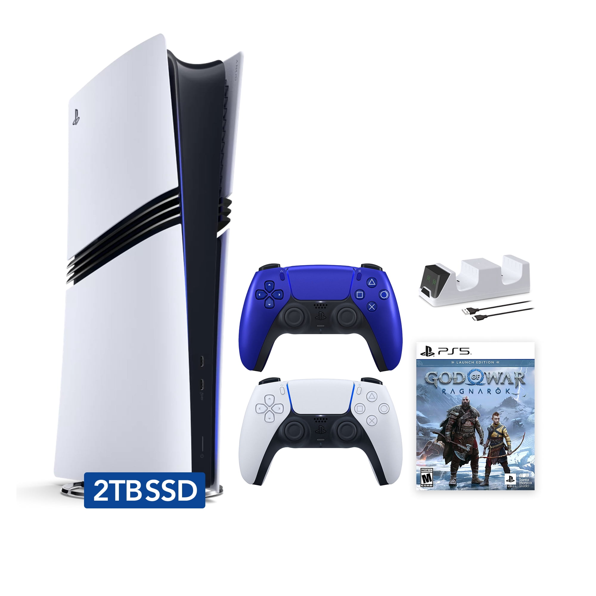 Restored PlayStation 5 Pro 2TB SSD Digital Console God of War Bundle ...