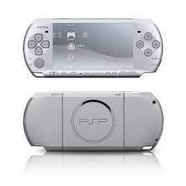 Restored PlayStation Portable PSP 3000 Console Silver (Refurbished ...
