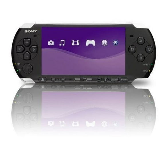 Sony PlayStation Portable PSP-1001, Refurbished Black Handheld Console ...