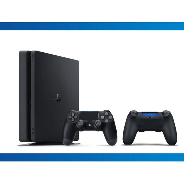 Restored PlayStation Slim 1TB Console Dualshock 4 Wireless Controller ...