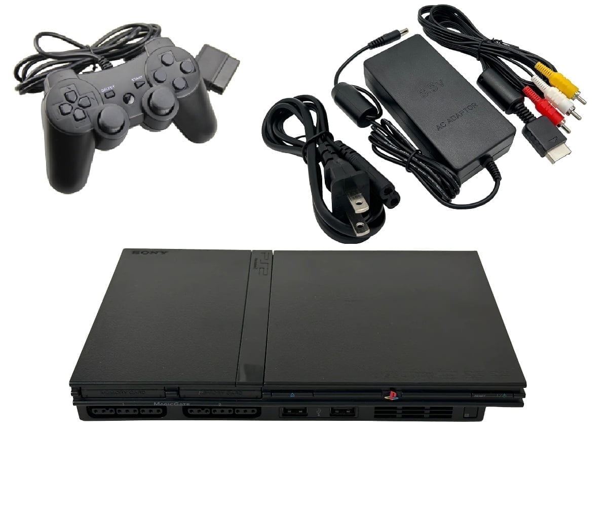 Restored Playstation 2 Slim Console PS2 System, Reshelled - Walmart.com