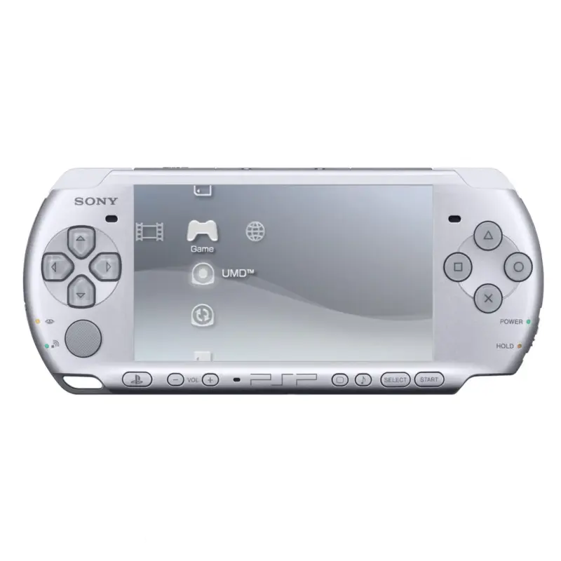 PlayStation PSP 3000 Gaming Console, Silver, Handheld, Wi-Fi ...
