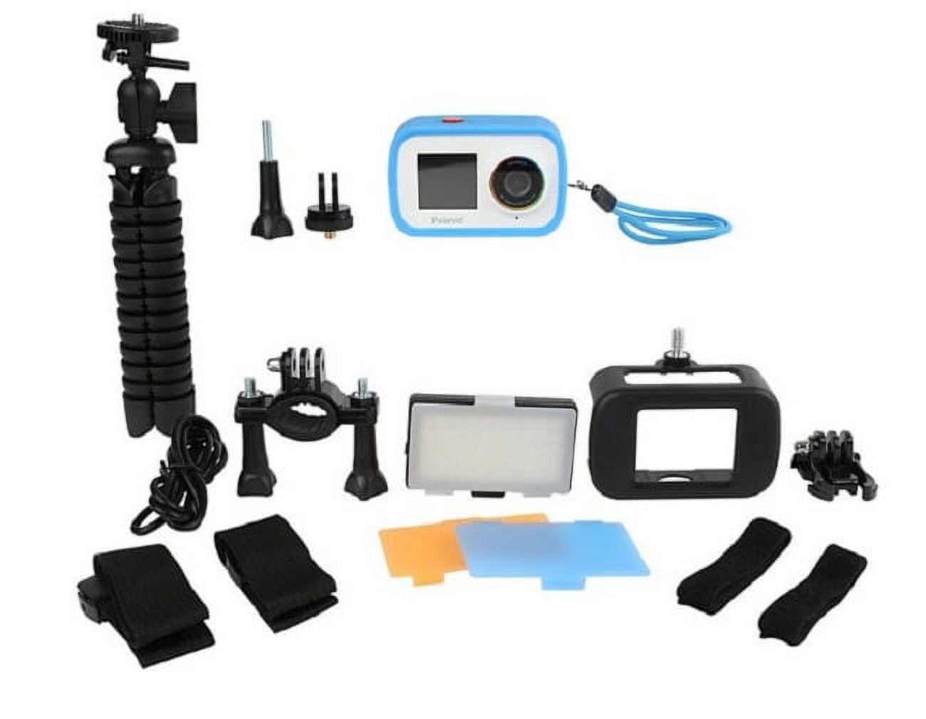 Polaroid 4K Ultra HD Action Camera Kit, Refurbished, Portable Travel ...