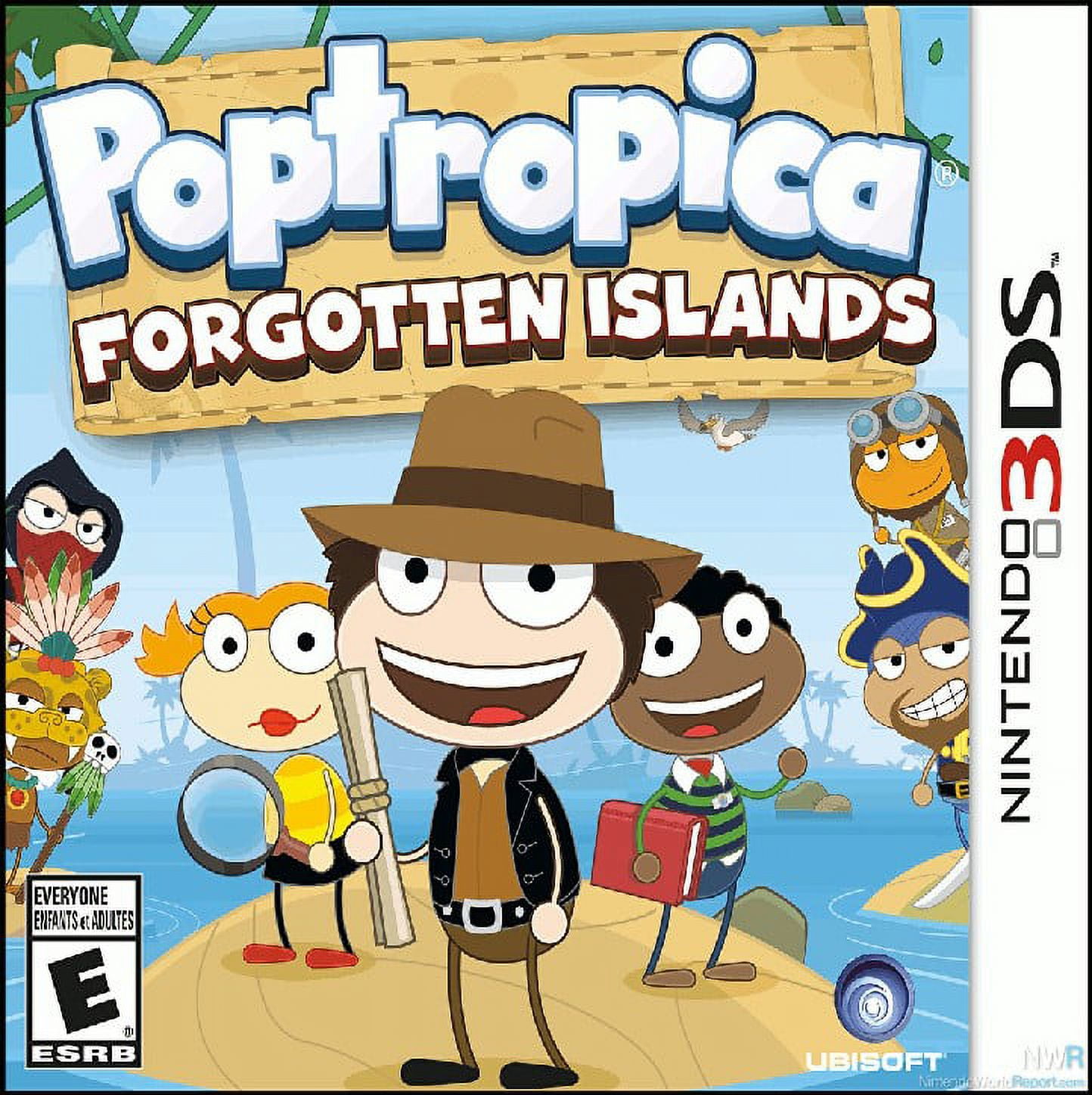 Restored Poptropica: Forgotten Islands (Nintendo 3DS, 2014) Adventure ...