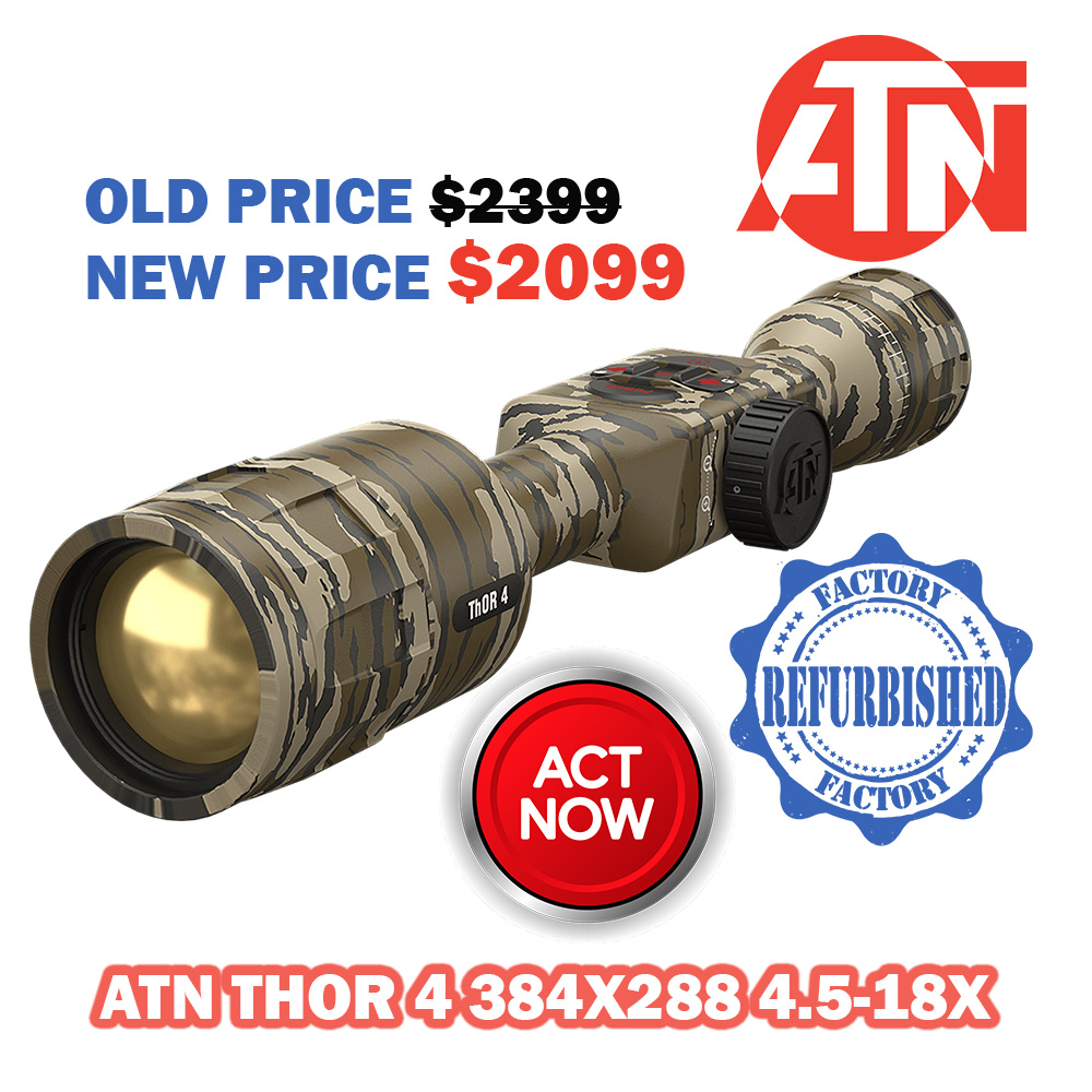 ATN Thor 4 384 4.5-18x Thermal Rifle Scope - Restored (Renovated ...