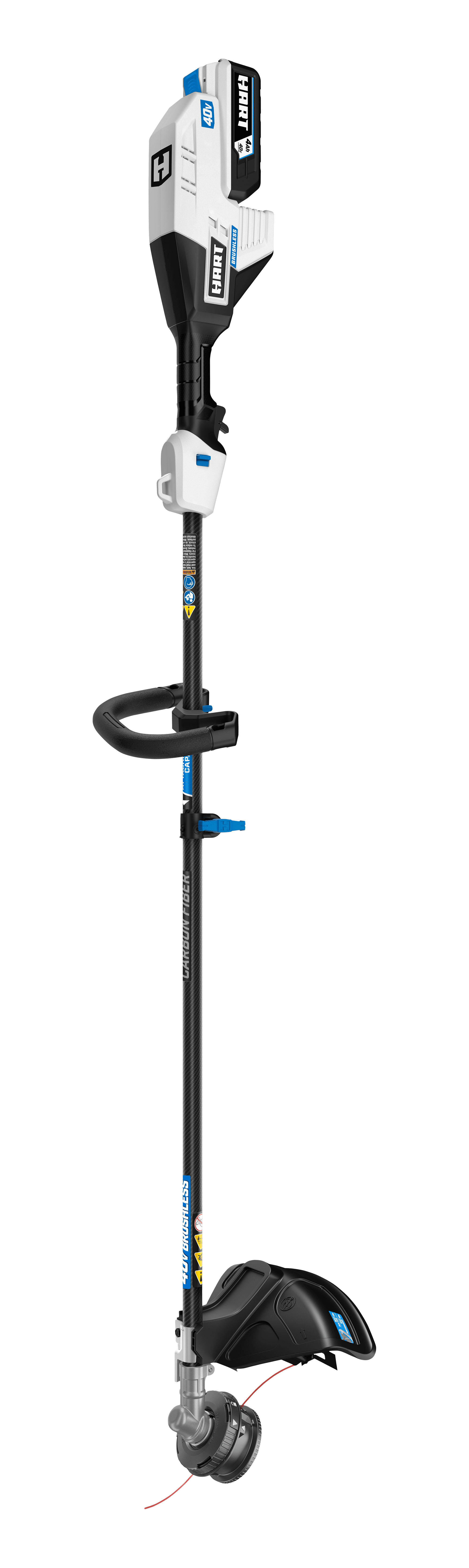 Restored Premium HART 40-Volt Cordless 15-inch SUPERCHARGE Brushless ...