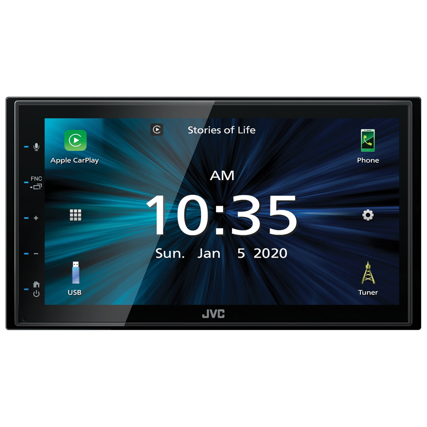 Restored Premium JVC Mobile KW-M56BT 6.8" Double DIN In-Dash All ...