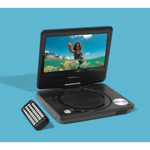 Restored Proscan Elite, 7-Inch Portable Swivel Screen DVD Player, Black ...