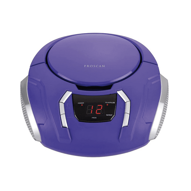 Restored Proscan Portable CD Radio Boombox, Purple, PRCD261 ...