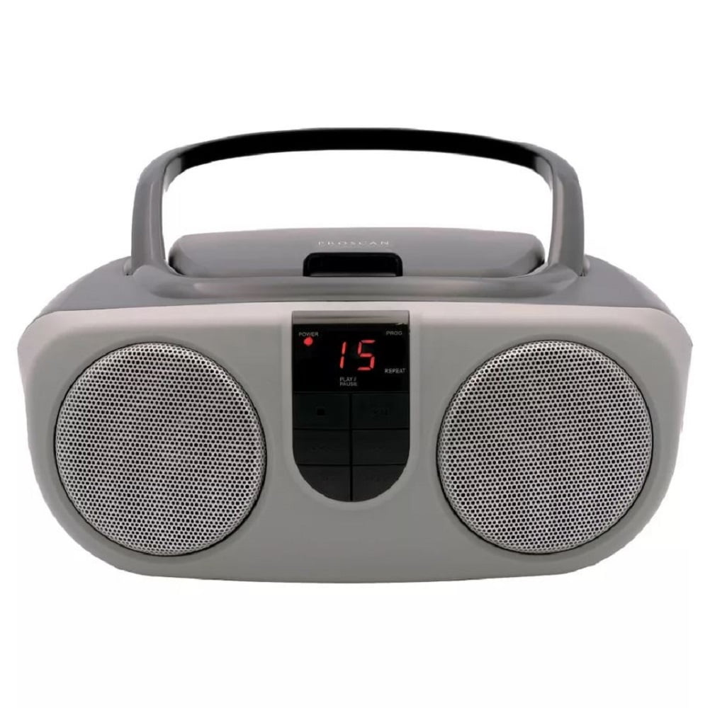 Restored Proscan Portable CD Radio Boombox, Silver, PRCD243M ...