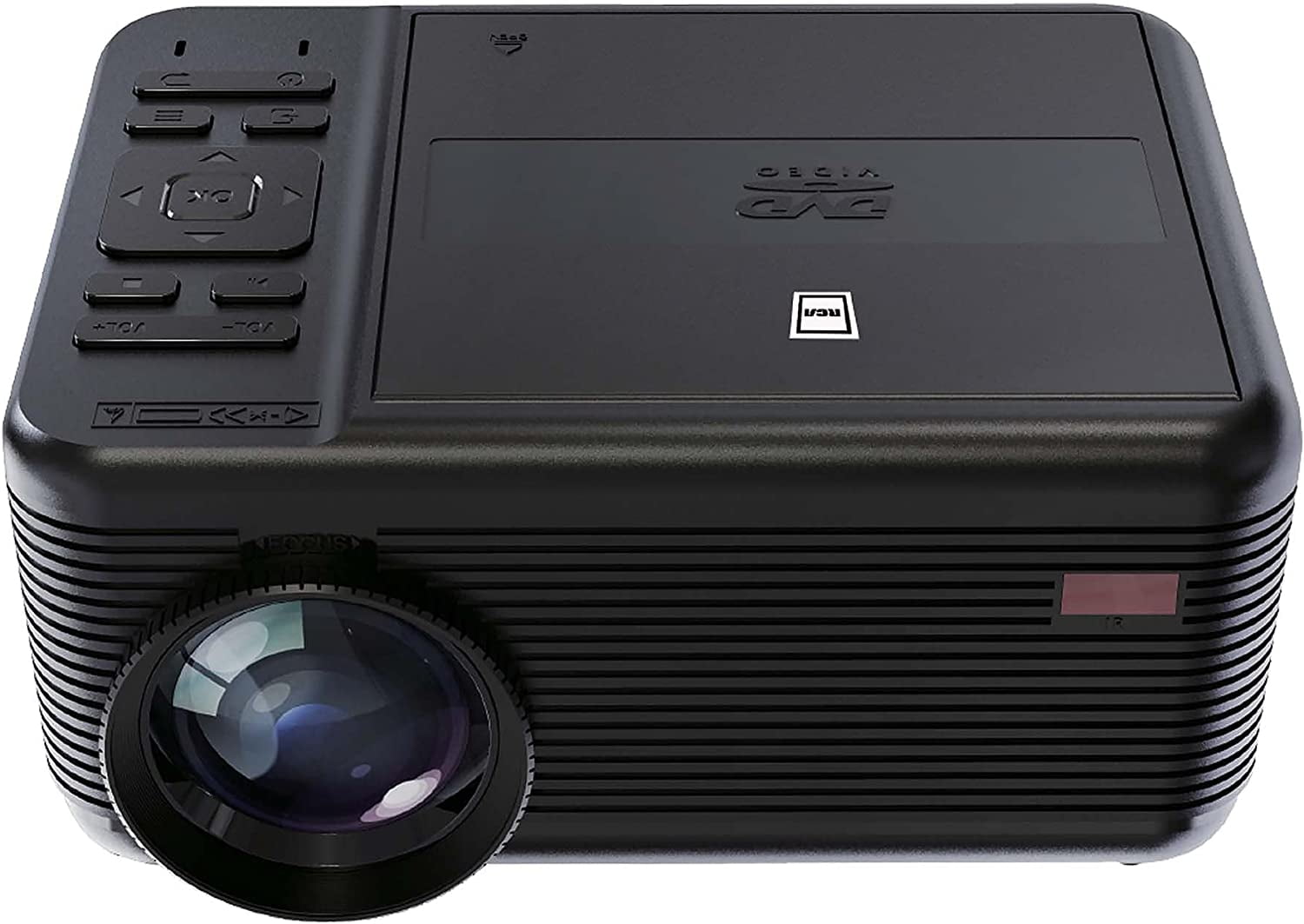 RCA Projector & DVD Player 1080P Bluetooth, 100" Foldable Screen ...