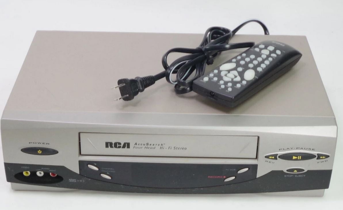 RCA VR637 Hi Fi Stereo 4 Head VHS VCR Vhs Player With Remote Control ...