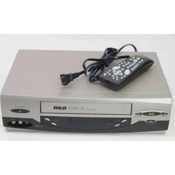 RCA VR637 Hi Fi Stereo 4 Head VHS VCR Vhs Player With Remote Control ...