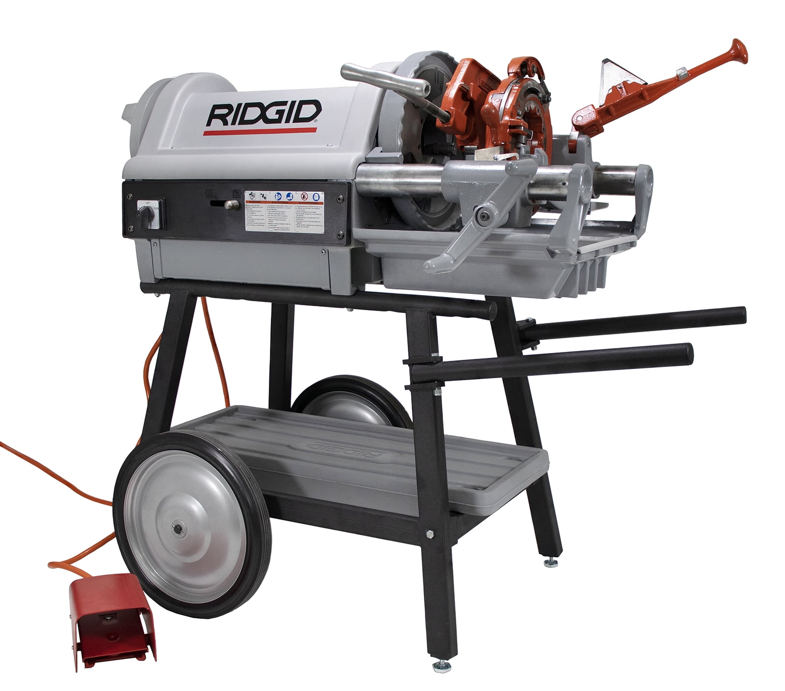 Restored RIDGID® 1224 220V Threader 150A Cart Dies Heads Oil ...