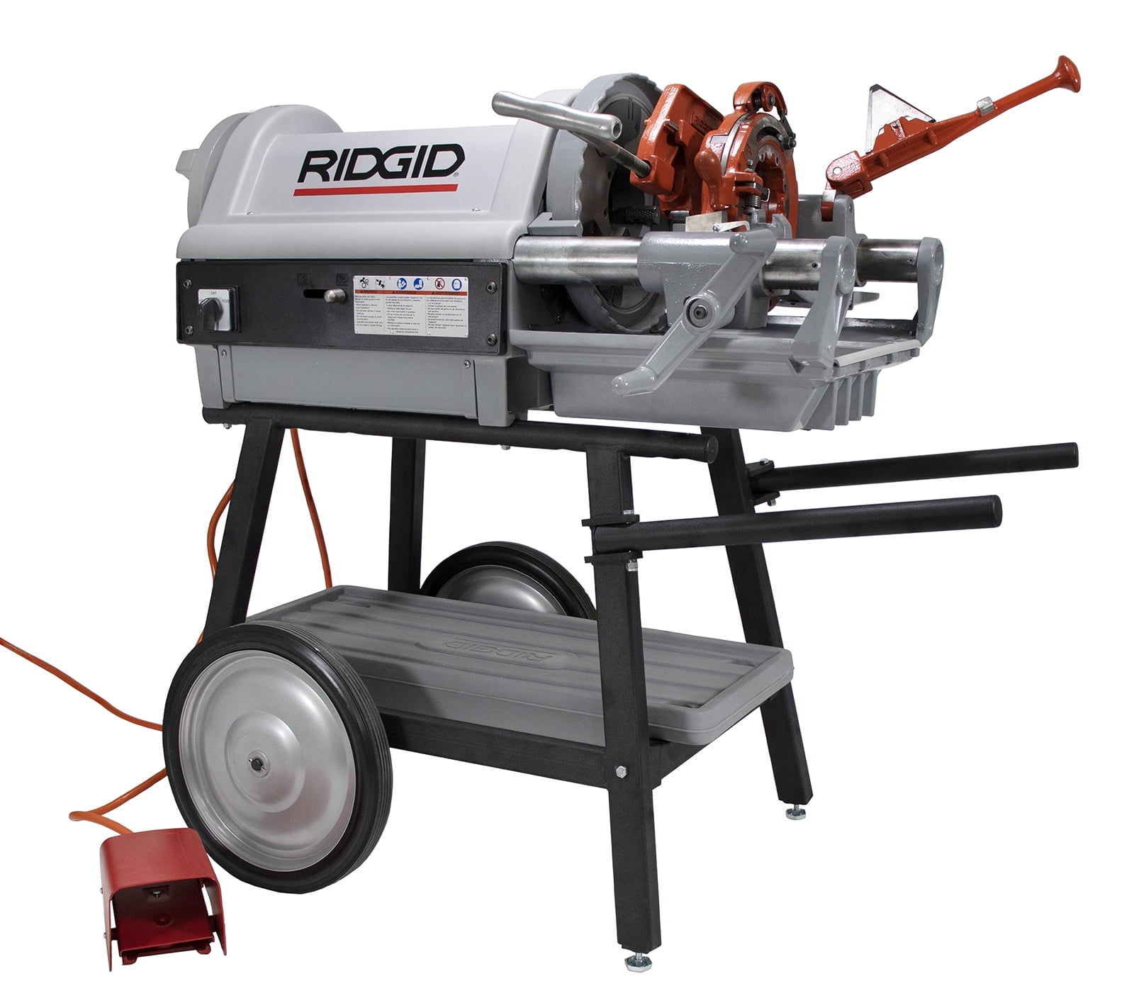 Restored RIDGID® 1224 Pipe Threader 26092 with 150A Cart Dies Heads ...