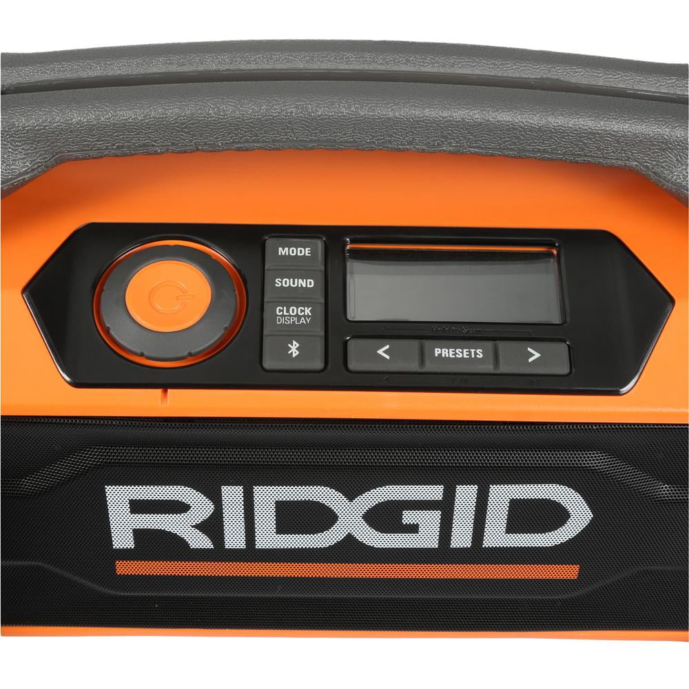 Restored RIDGID R84087 GEN5X 18-Volt Jobsite Radio with Bluetooth ...
