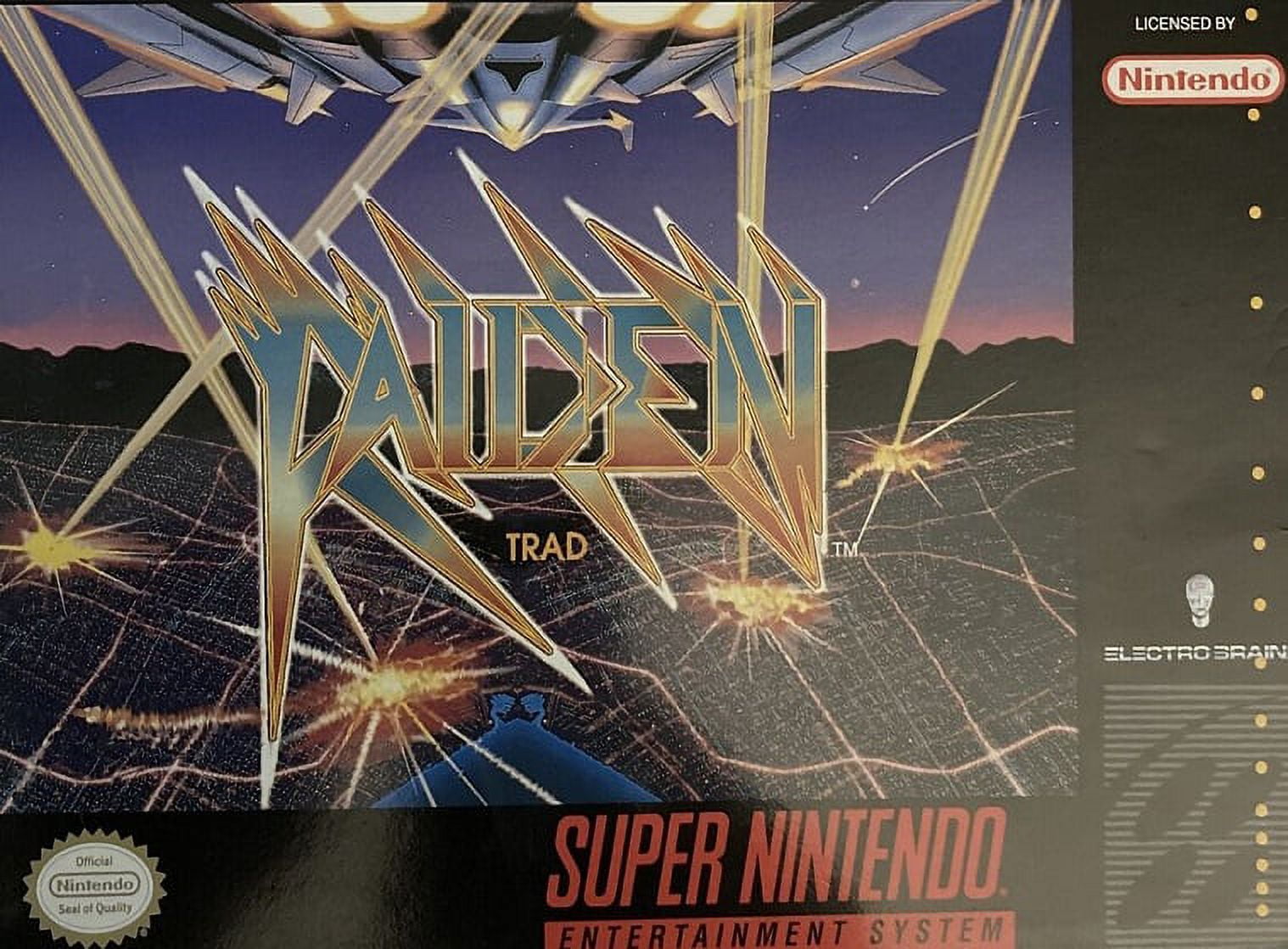 Restored Raiden Trad (Super Nintendo, 1992) SNES Shooter Game (Refurbished) - Walmart.com